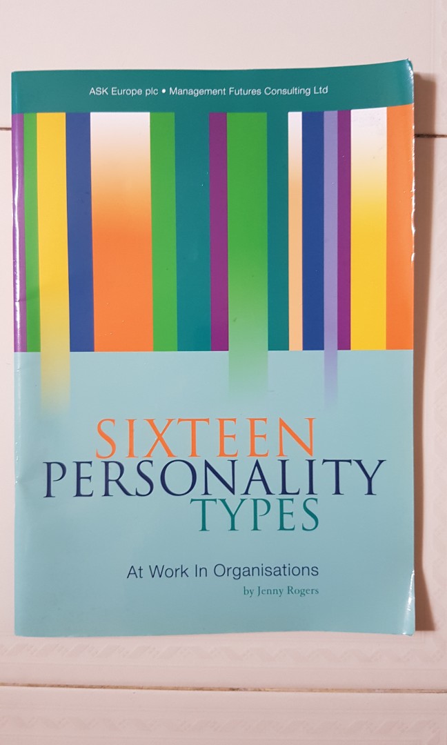 Sixteen Personality Types at Work, Hobbies & Toys, Books & Magazines ...