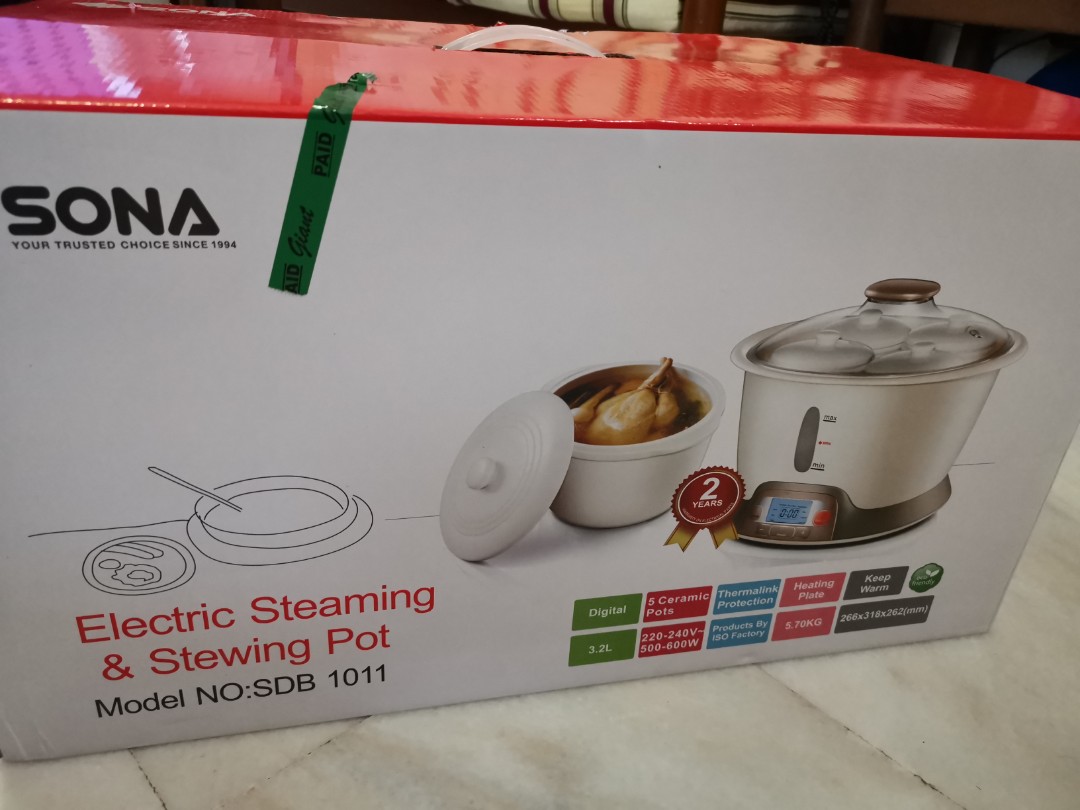 Sona Stew and Steam Cooker Pot, TV & Home Appliances, Kitchen ...