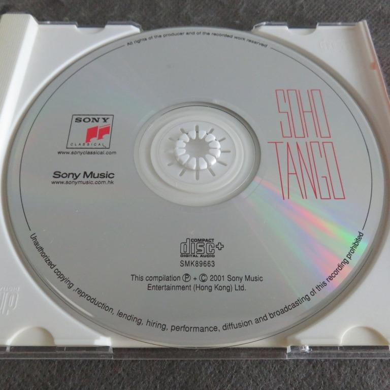 SONY．SOHO TANGO 精選 CD (01年 舊版) 女人香 - Por una cabeza, 花樣年華 - Quizas ...