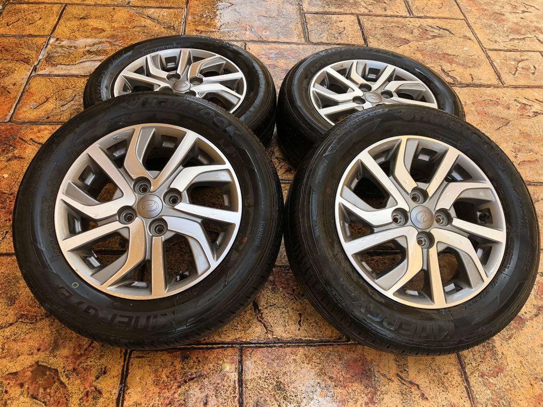 Sport Rim Axia Bezza Advance 14 inci siap tayar, Auto Accessories on ...