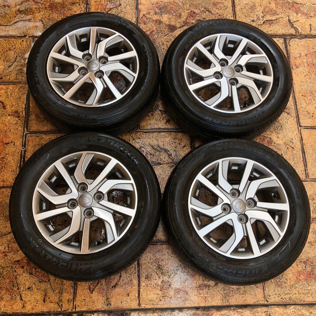 Sport Rim Axia Bezza Advance 14 inci siap tayar, Auto Accessories on ...