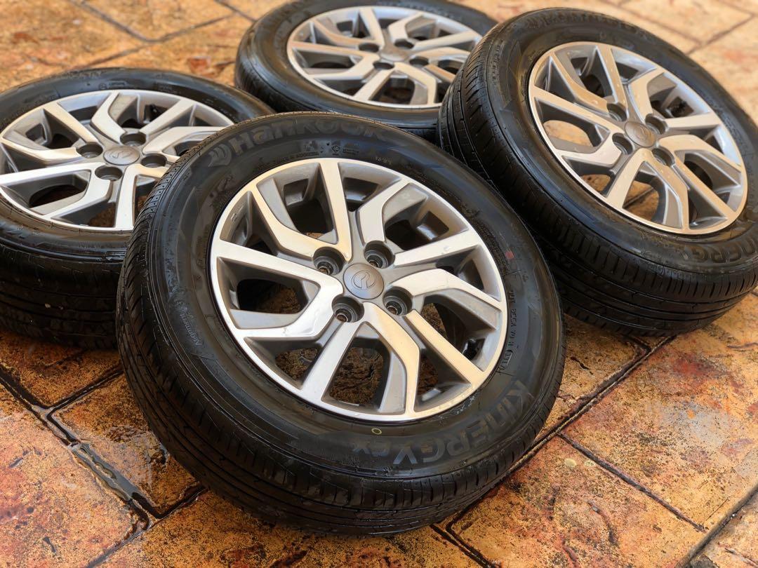 Sport Rim Axia Bezza Advance 14 inci siap tayar, Auto Accessories on ...