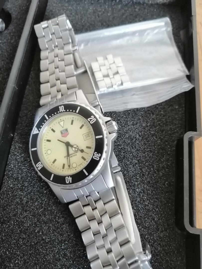 Tag Heuer 1500 Night Diver Vintage Original Watch, Men's Fashion ...