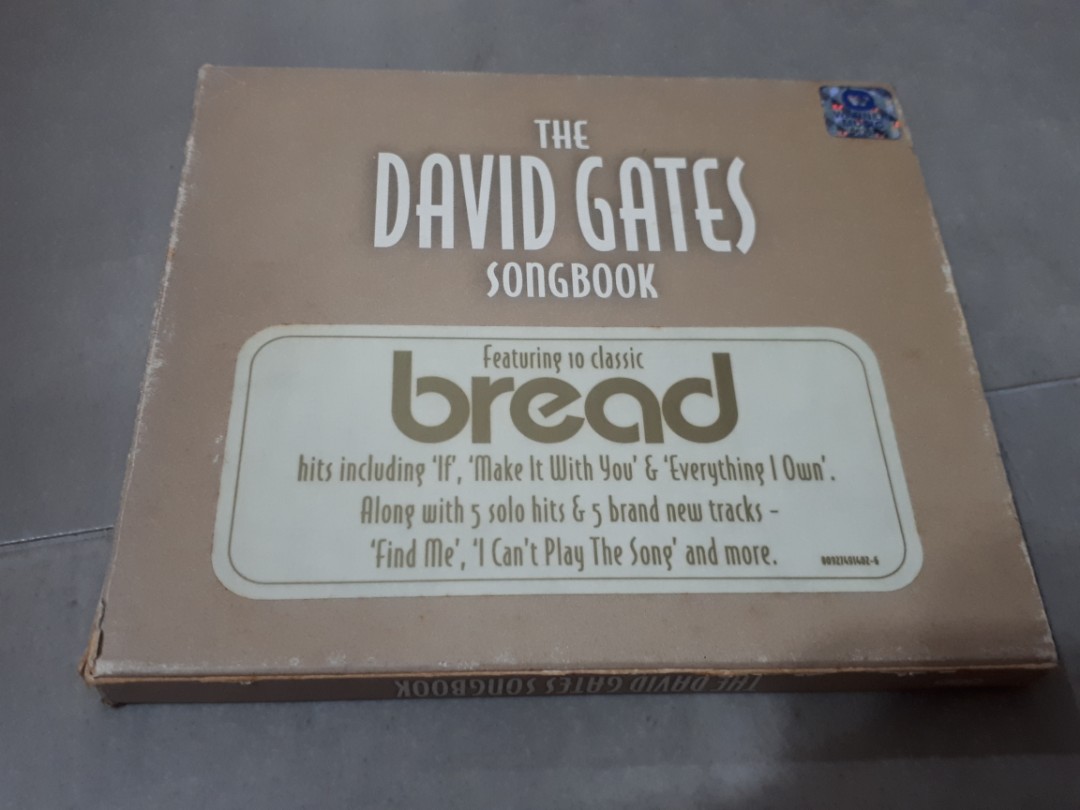 The David Gates Songbook - A lifetime of Music, Hobbies & Toys, Music ...