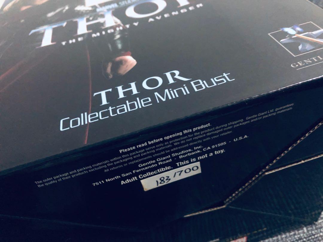 Thor Movie Marvel Mini Bust by Gentle Giant, Hobbies & Toys ...