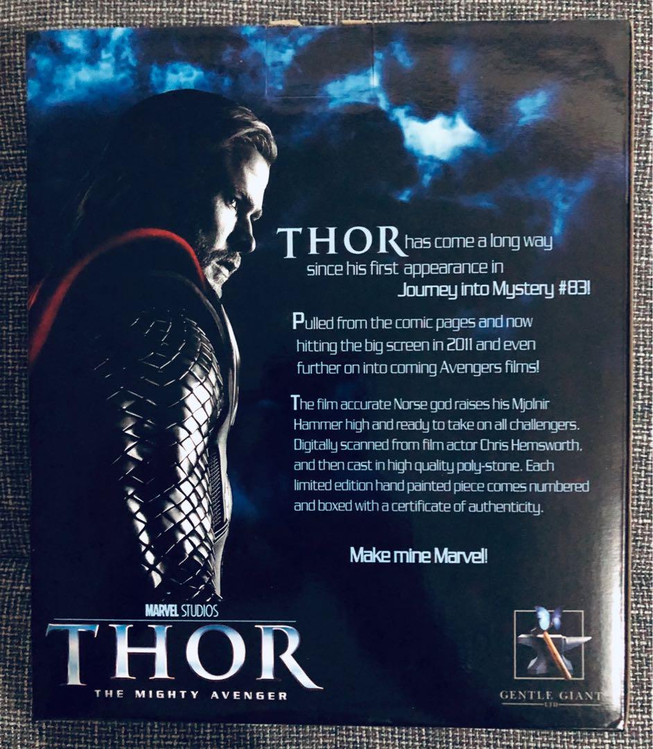 Thor Movie Marvel Mini Bust by Gentle Giant, Hobbies & Toys ...
