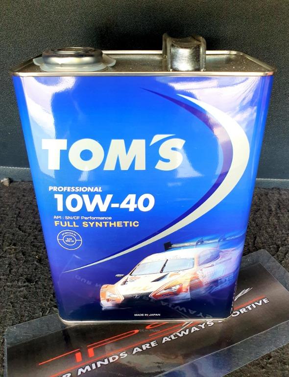 TOMs Fully Synthetic Engine Oil, Auto Accessories on Carousell