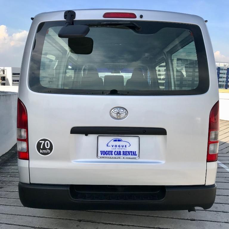 Toyota Hiace Van Rental, Cars, Car Rental on Carousell