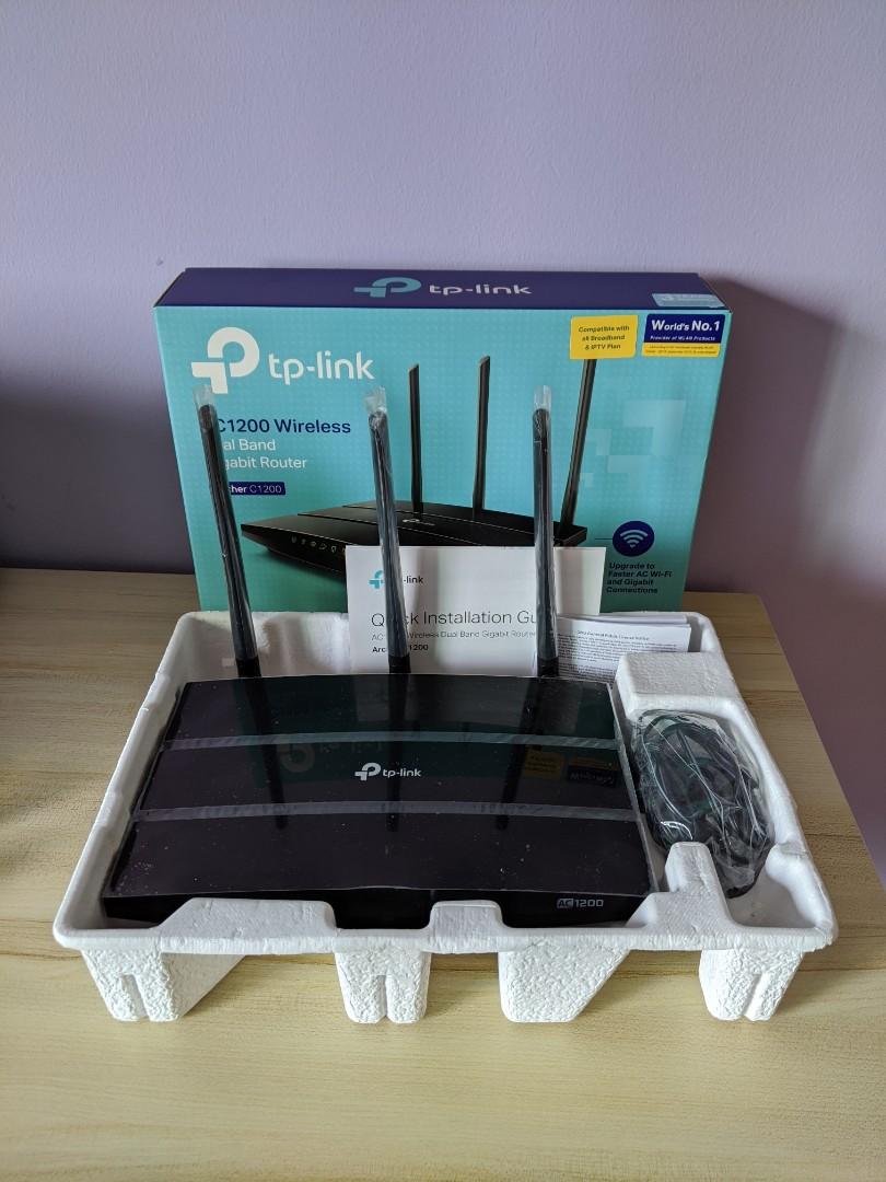 TP Link AC 1200 Router, Computers & Tech, Parts & Accessories ...