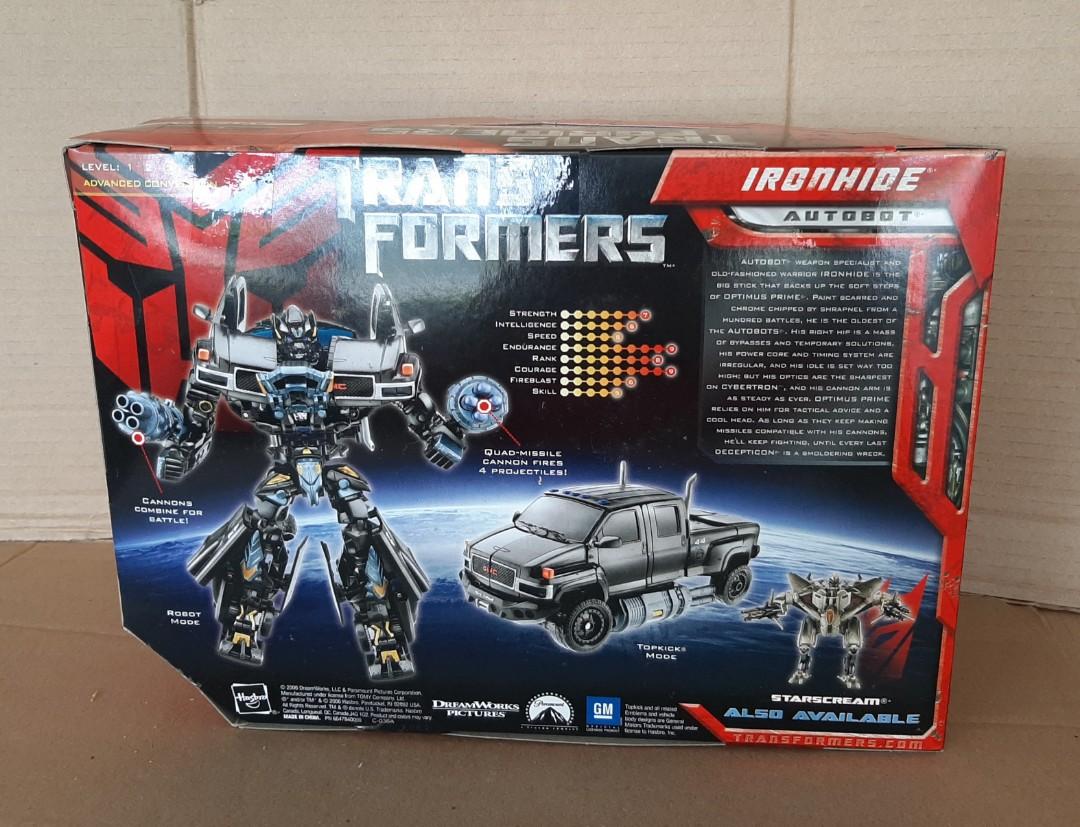 TRANSFORMERS AUTOBOT IRONHIDE AUTOMORPH TECH, Hobbies & Toys, Toys ...