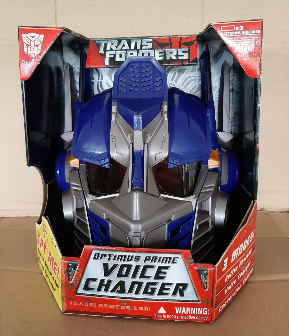 Transformers Optimus Prime Talking Voice Changer Helmet Mask ...