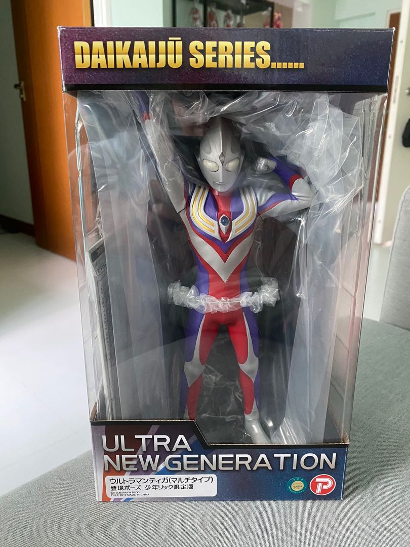Ultraman Tiga X-Plus (light up version), Hobbies & Toys, Toys & Games ...