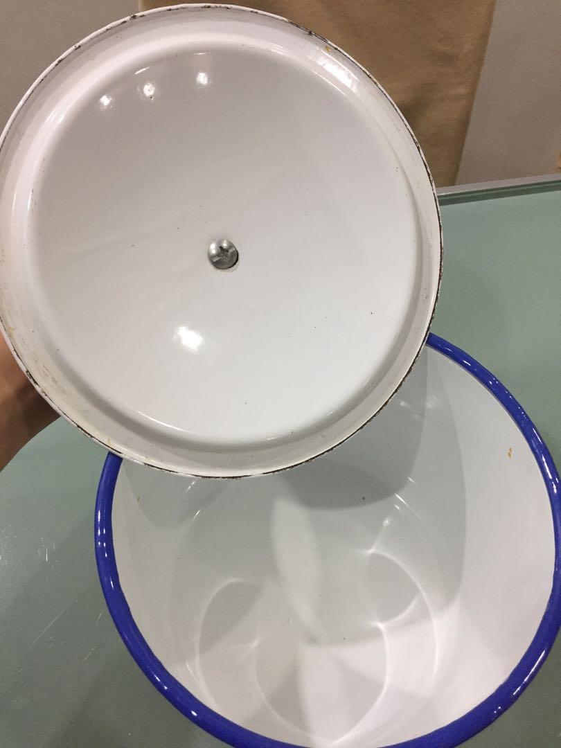 Vintage Enamel Pot, Furniture & Home Living, Kitchenware & Tableware ...