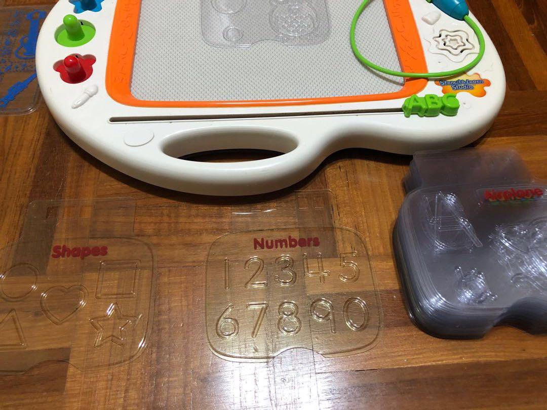 Vtech stencil and learn studio with sounds, Babies & Kids, Infant ...