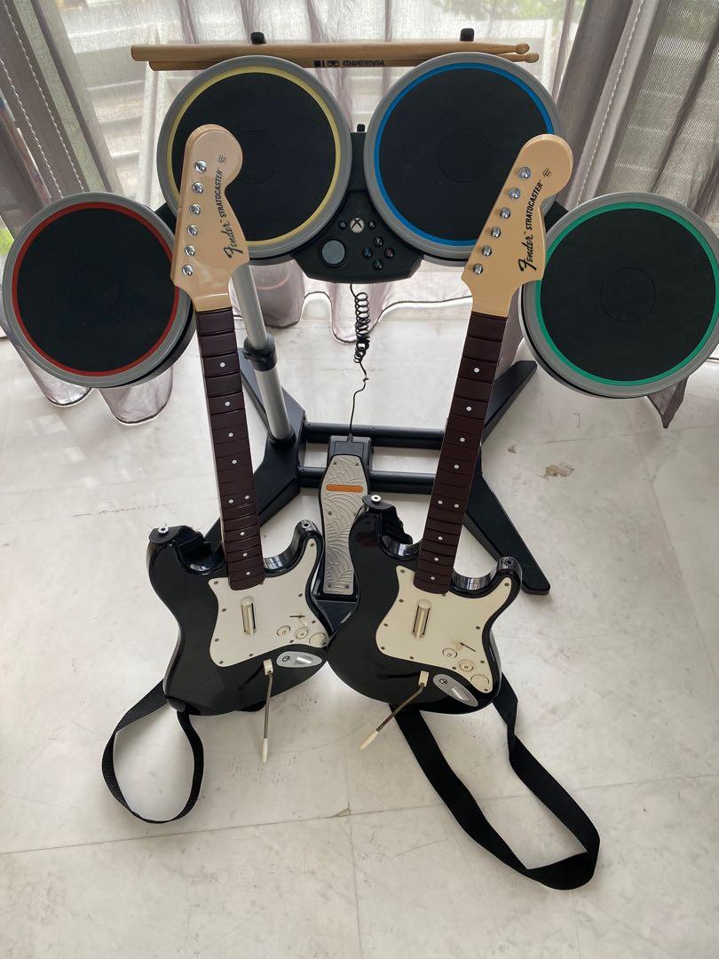 Xbox One - Rock Band 4 Band in a Box Bundle (with extra Guitar ...