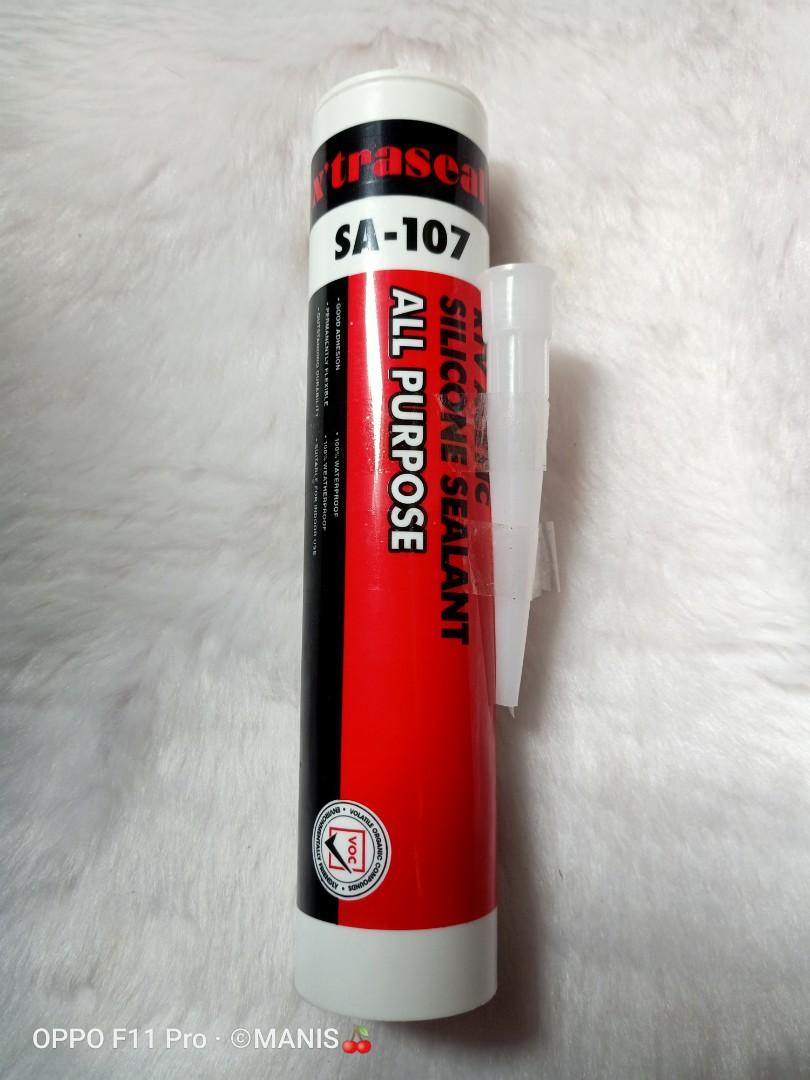 Xtraseal SA-107 All Purpose RTV Acetic Silicone Sealant Black / Gam ...