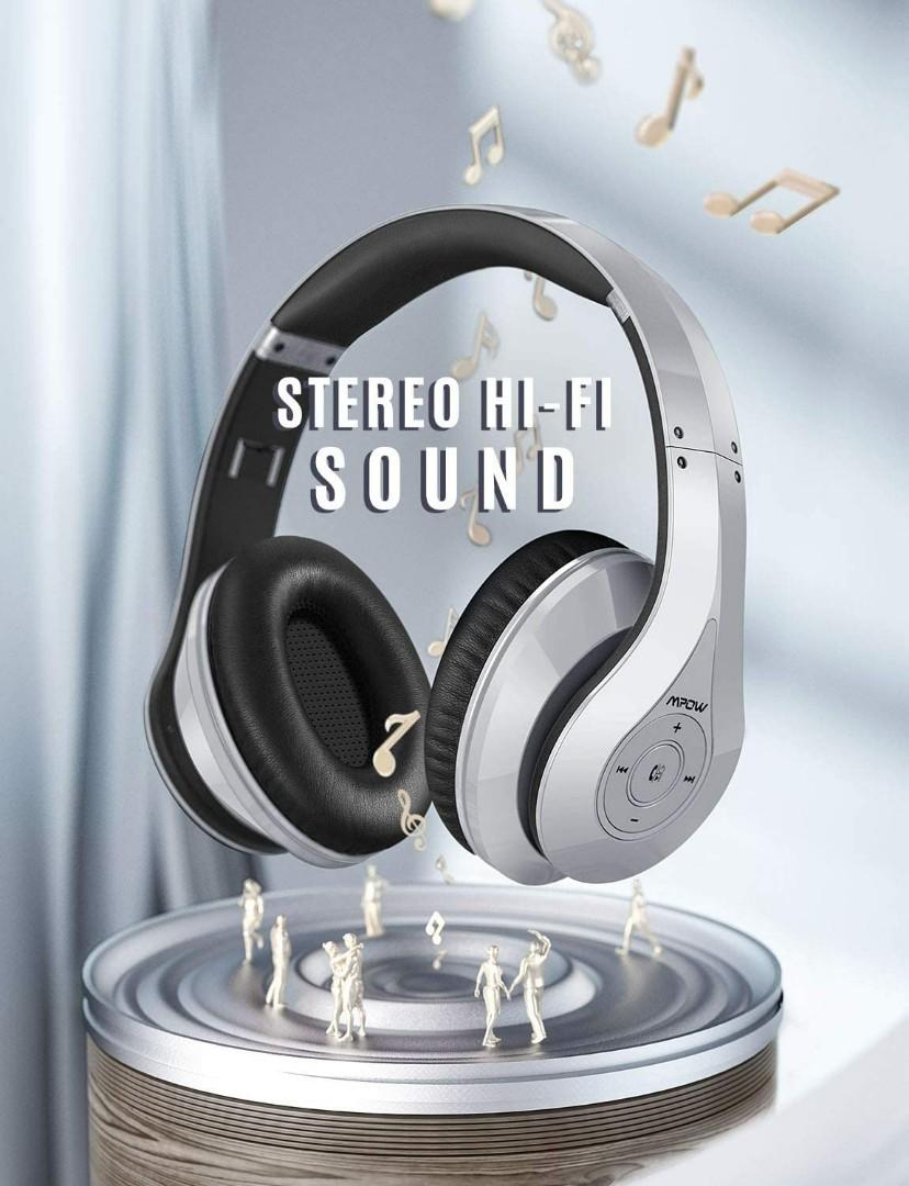 1998) Mpow 059 Bluetooth Headphones Over Ear, Hi-Fi Stereo Wireless ...