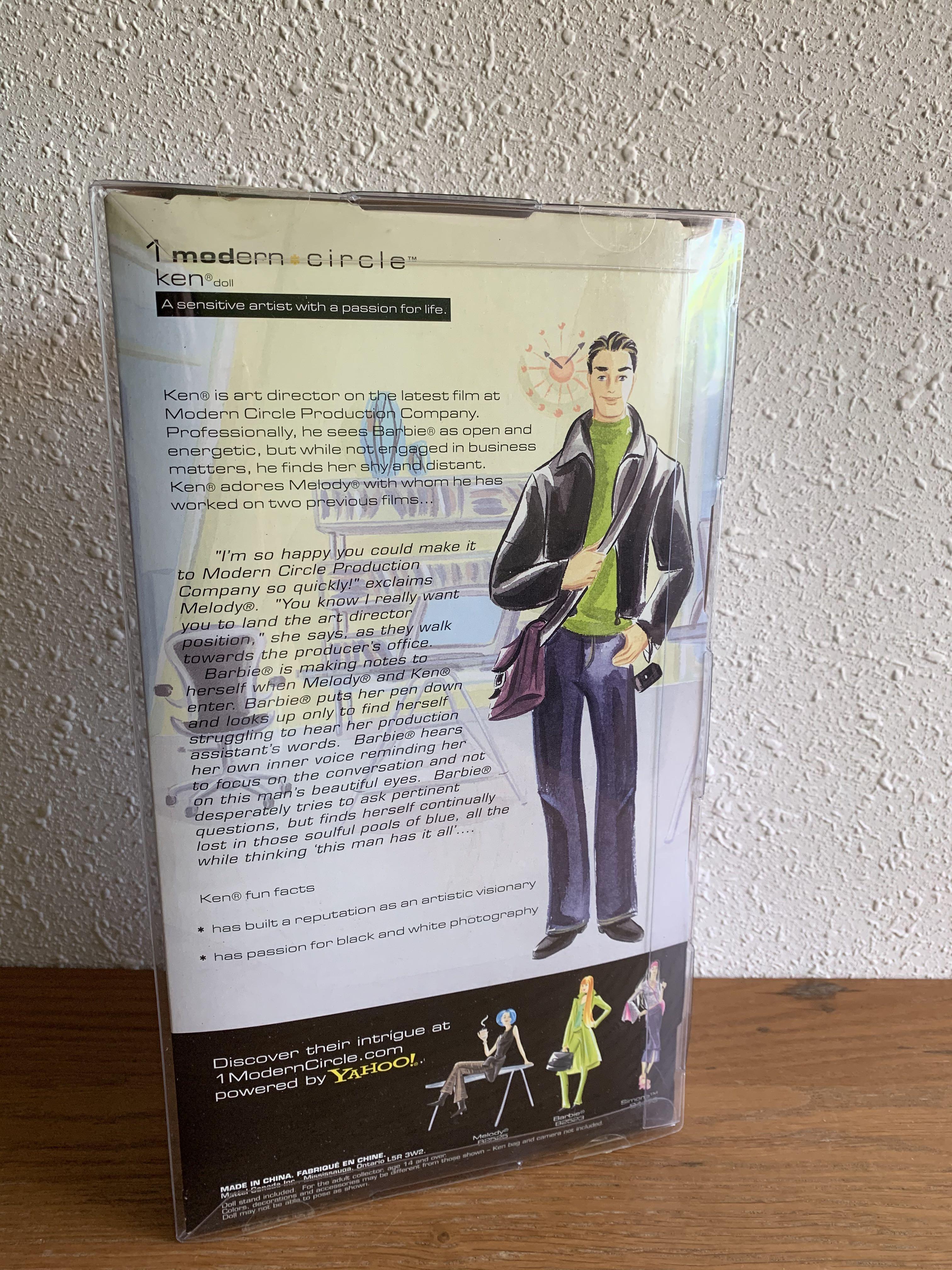 1 Modern Circle Ken Doll Limited Edition 2003 Barbie, 興趣及遊戲, 收藏品及紀念品 ...