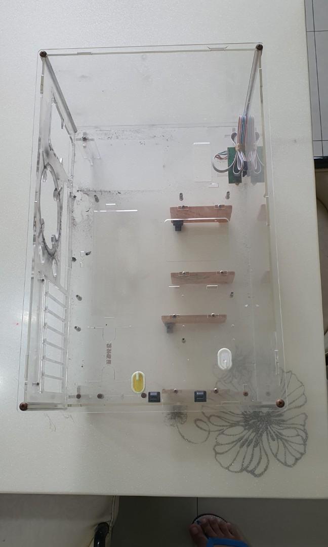 Acrylic ATX CPU Case, Computers & Tech, Parts & Accessories, Computer ...