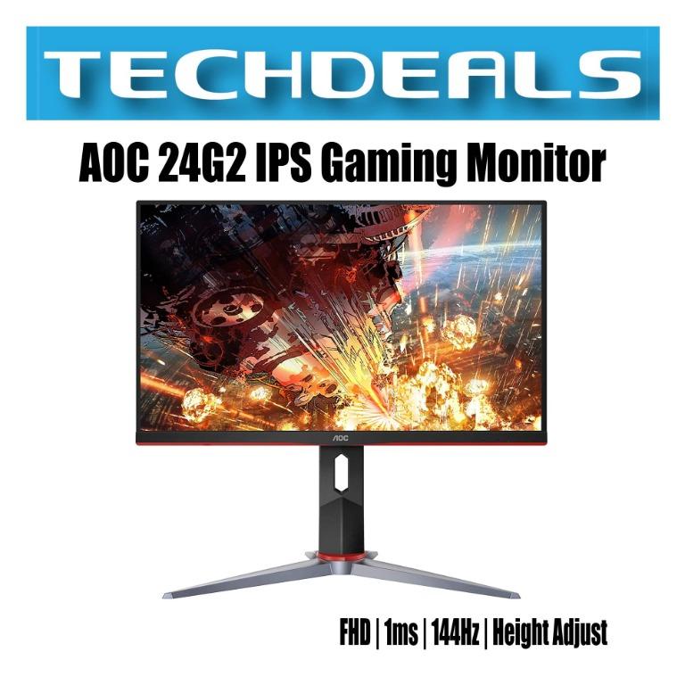AOC 24G2 24" Gaming Monitor | FullHD | 1ms | 144Hz /, Computers & Tech ...
