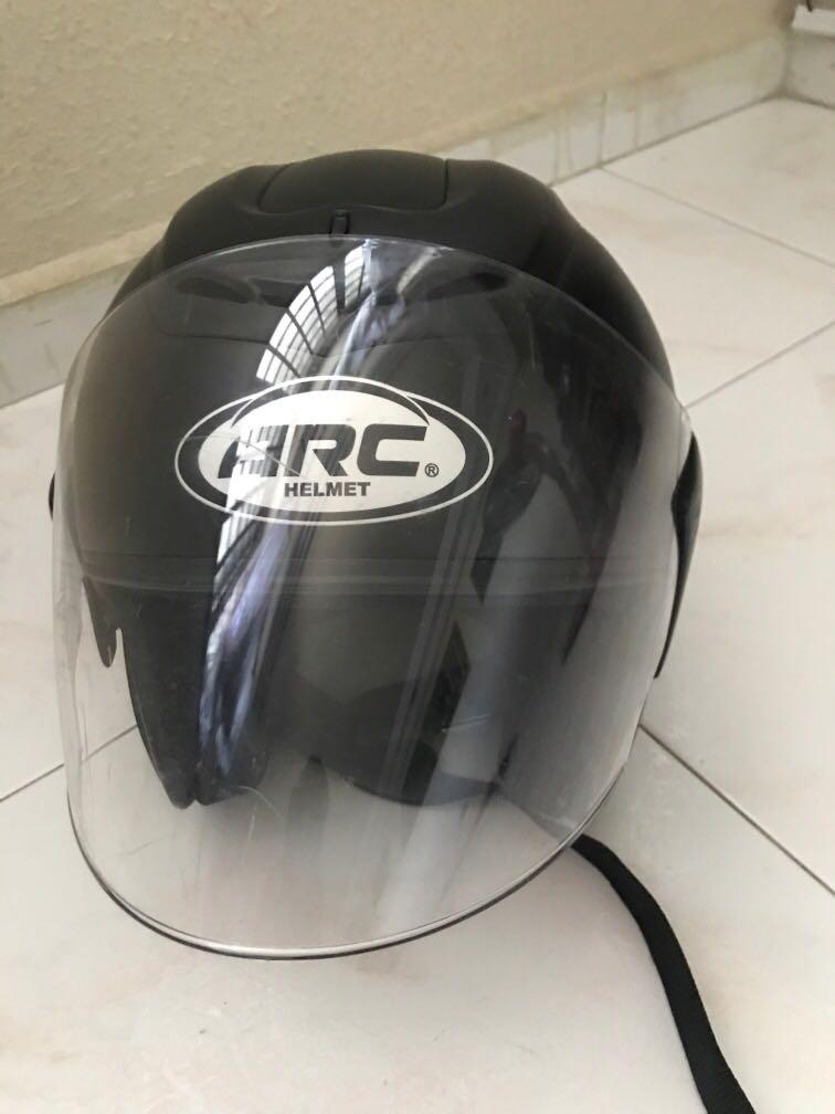 ARC Helmet Black Matt, Motorcycles, Motorcycle Accessories on Carousell