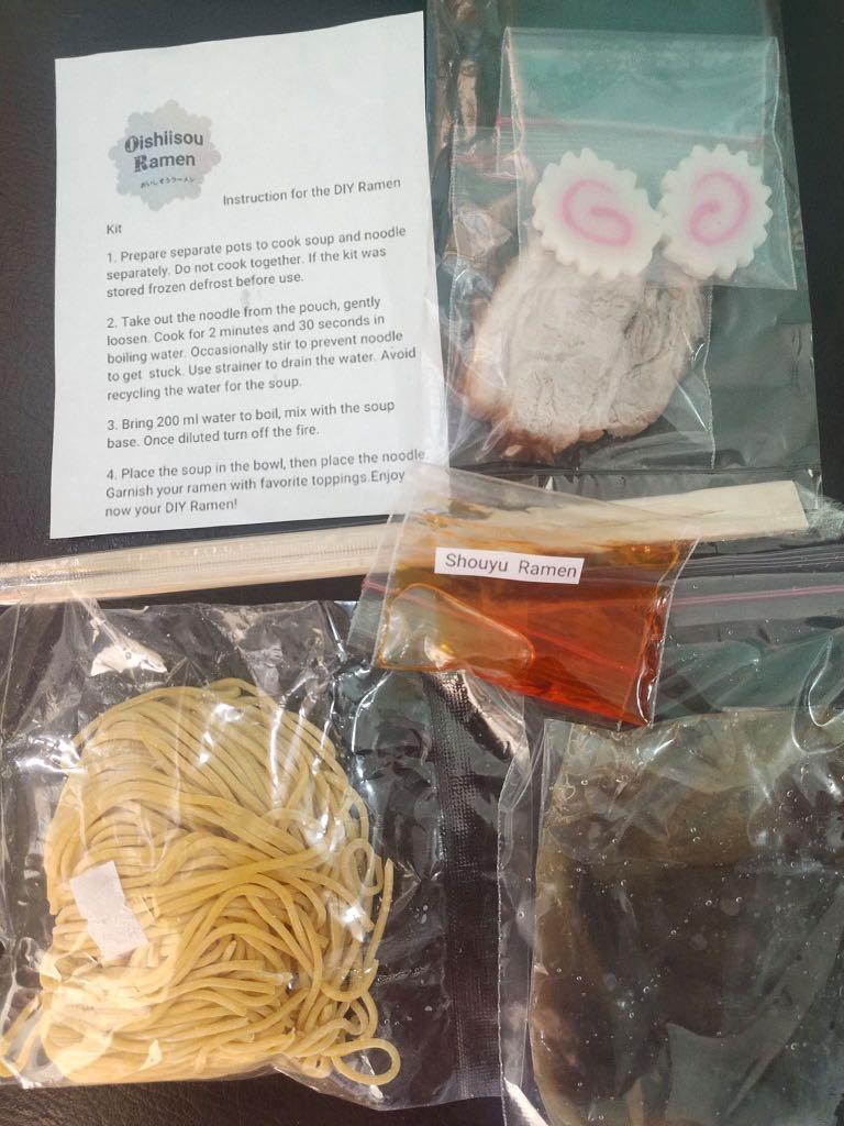 Authentic Ramen DIY Kits, Food & Drinks, Local Eats on Carousell