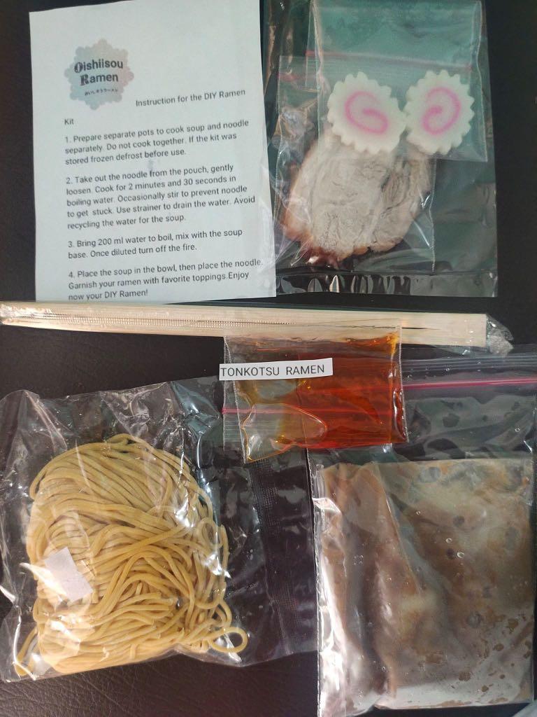 Authentic Ramen DIY Kits, Food & Drinks, Local Eats on Carousell