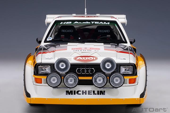 Autoart composite 1:18 AUDI QUATTRO S1 RALLY MONTE CARLO 1986 H.MIKKOLA ...