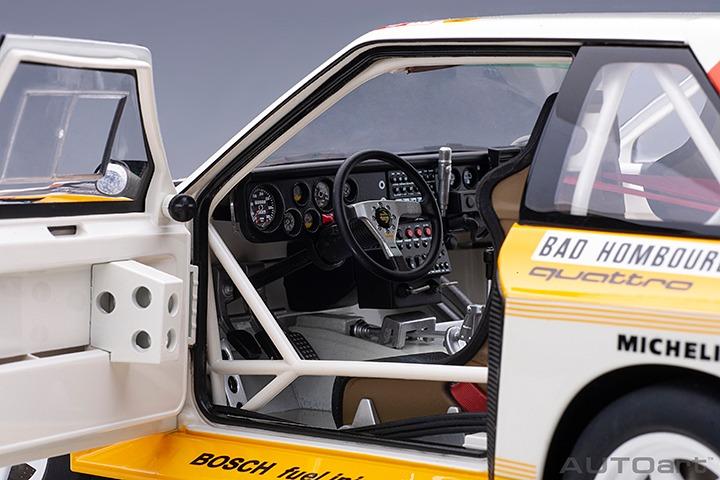 Autoart composite 1:18 AUDI QUATTRO S1 RALLY MONTE CARLO 1986 H.MIKKOLA ...