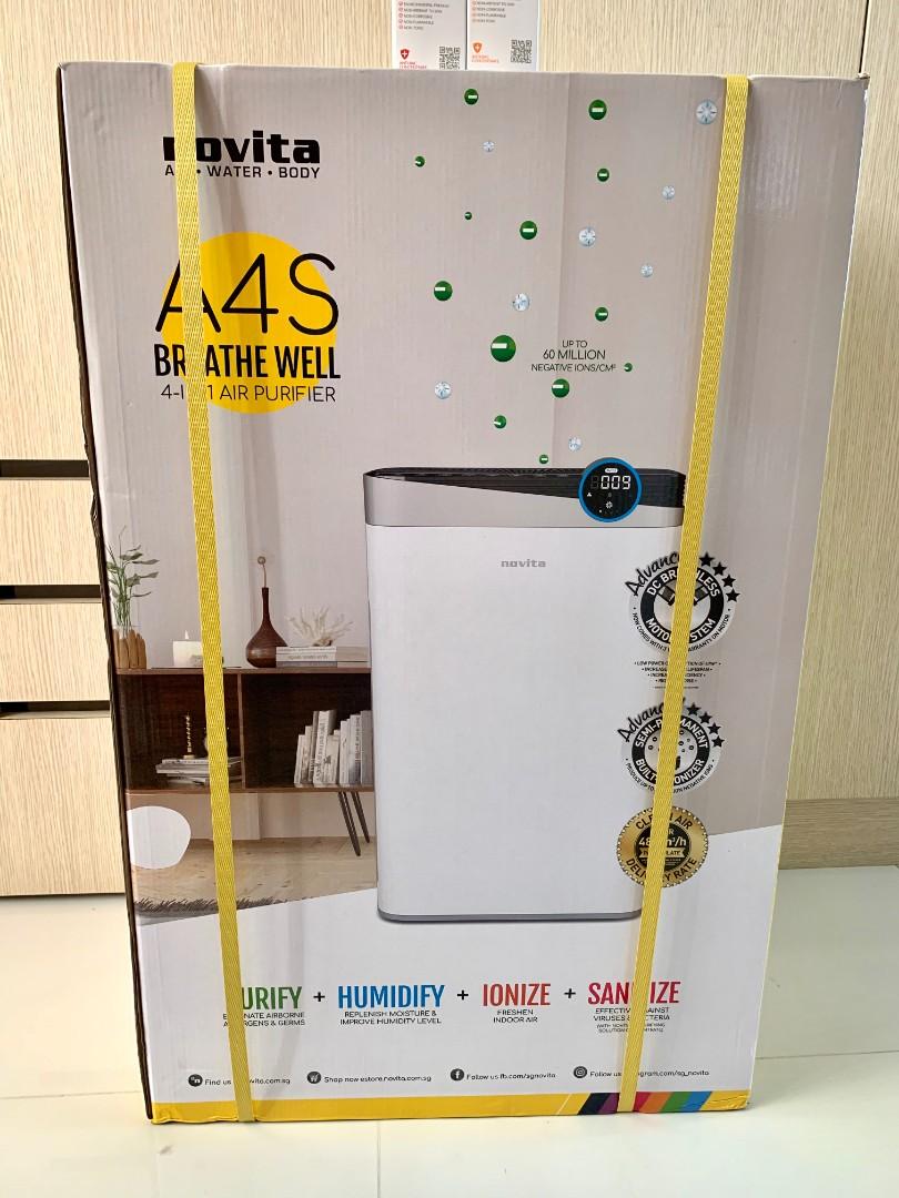 Novita Air Purifier A4S 4-in-1, TV & Home Appliances, Air Purifiers & Dehumidifiers on Carousell