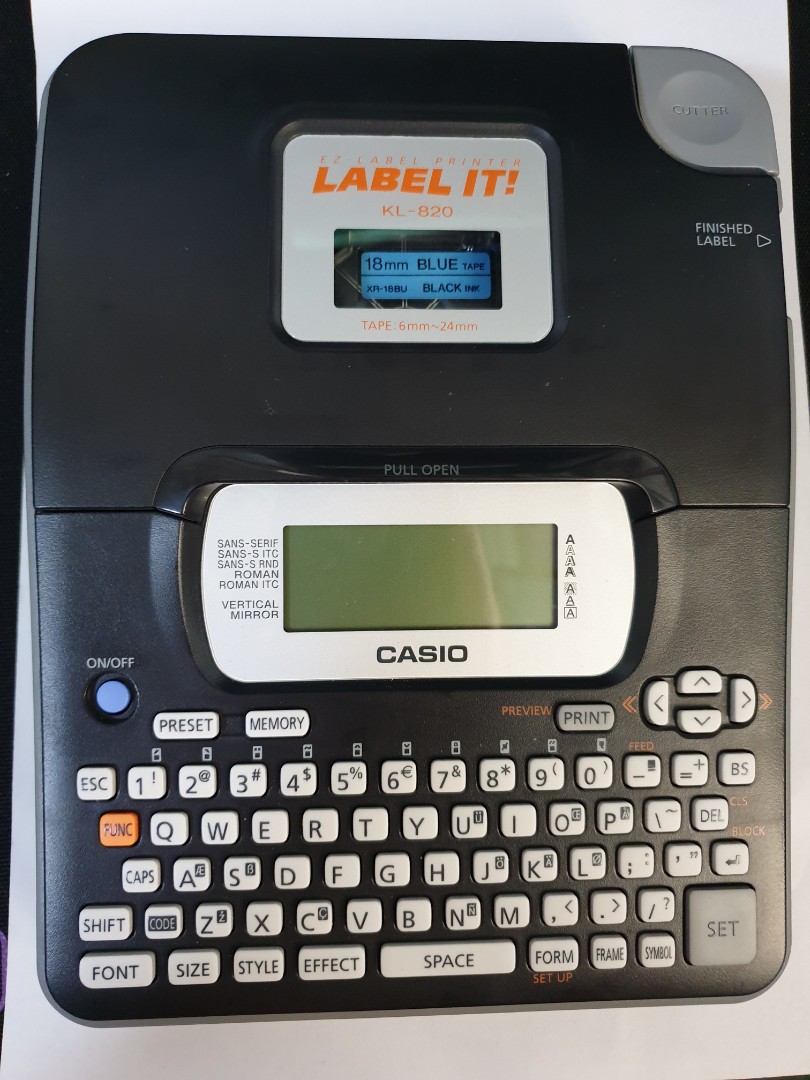 Casio Label Maker Printer w Cartridge, Computers & Tech, Printers ...