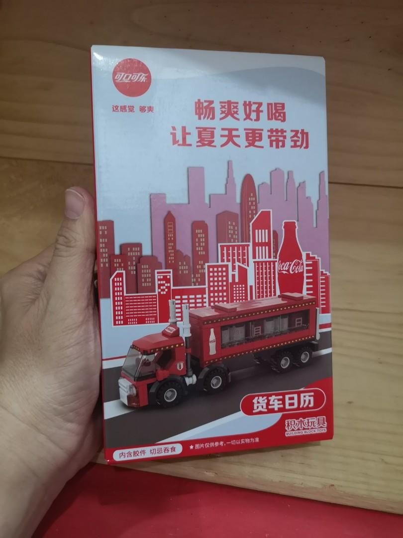 Coca Cola x Family Mart Compatible Lego Block Calendar Coca Cola Truck ...