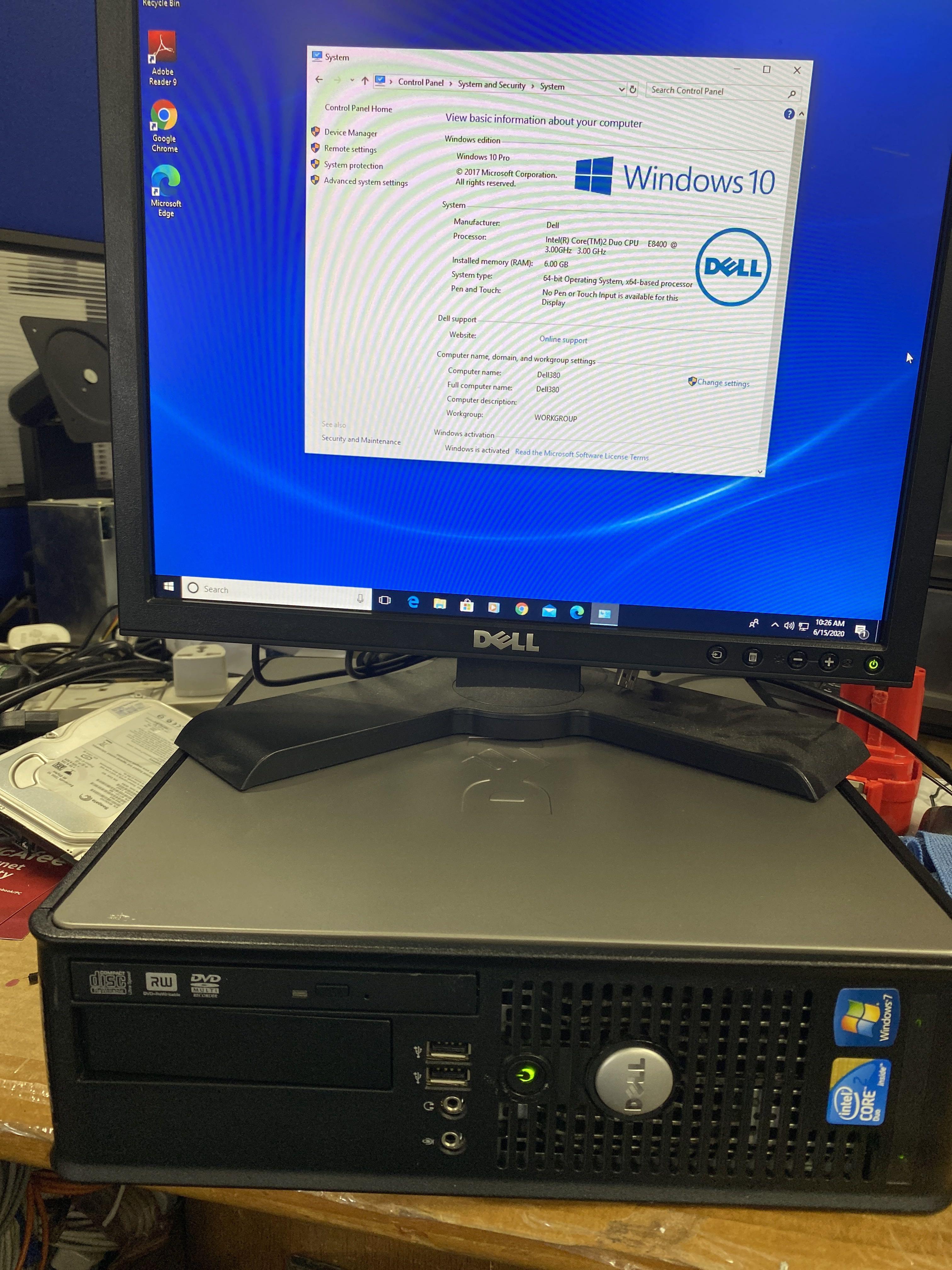 Compact desktop computer set, Electronics, Computers, Desktops on Carousell