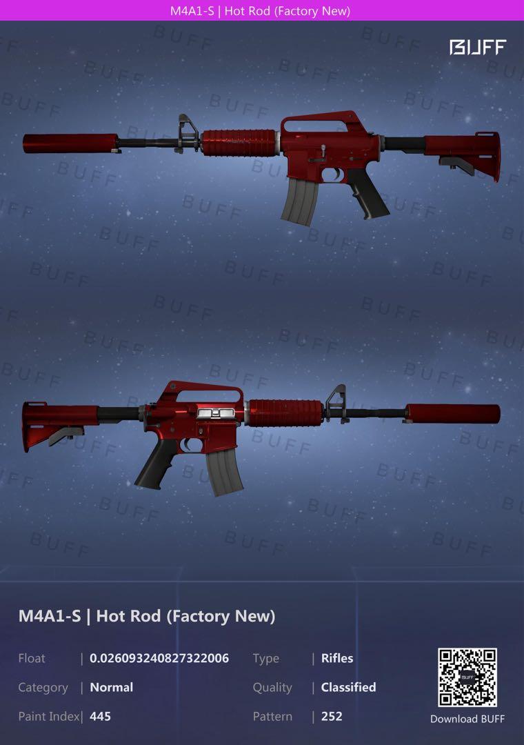 CSGO M4A1-S hot rod, Video Gaming, Gaming Accessories, Game Gift Cards ...