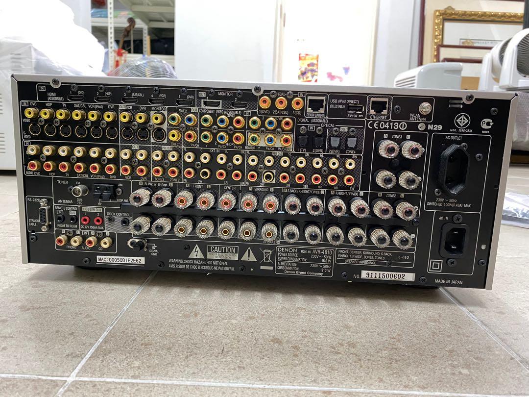 Denon AVR-4810 Network Reveiver, Audio, Soundbars, Speakers ...
