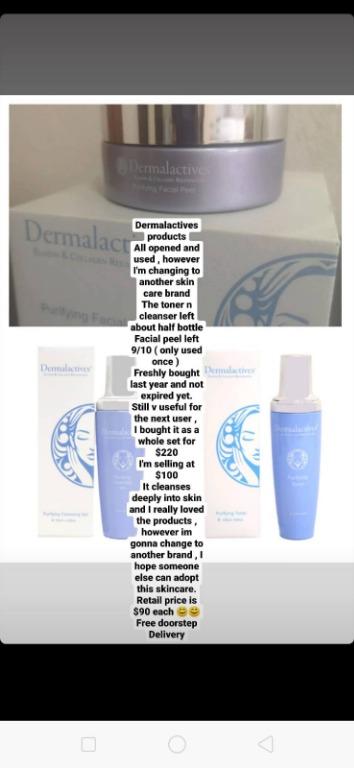 Dermalactives set, Beauty & Personal Care, Face, Face Care on Carousell