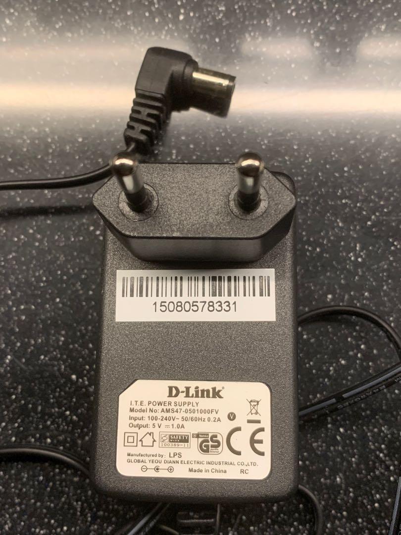 D-Link Power Adapter - 5V 1A, Computers & Tech, Parts & Accessories ...