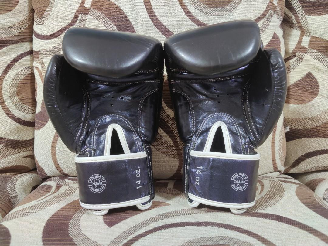 Fairtex bgv12 Aura Muay Thai Genuine Leather Boxing Gloves in 14oz, Sports Equipment, Sports ...