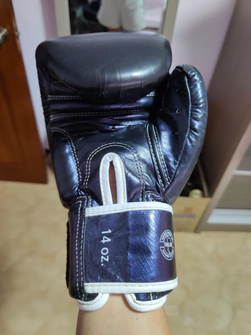 Fairtex bgv12 Aura Muay Thai Genuine Leather Boxing Gloves in 14oz, Sports Equipment, Sports ...