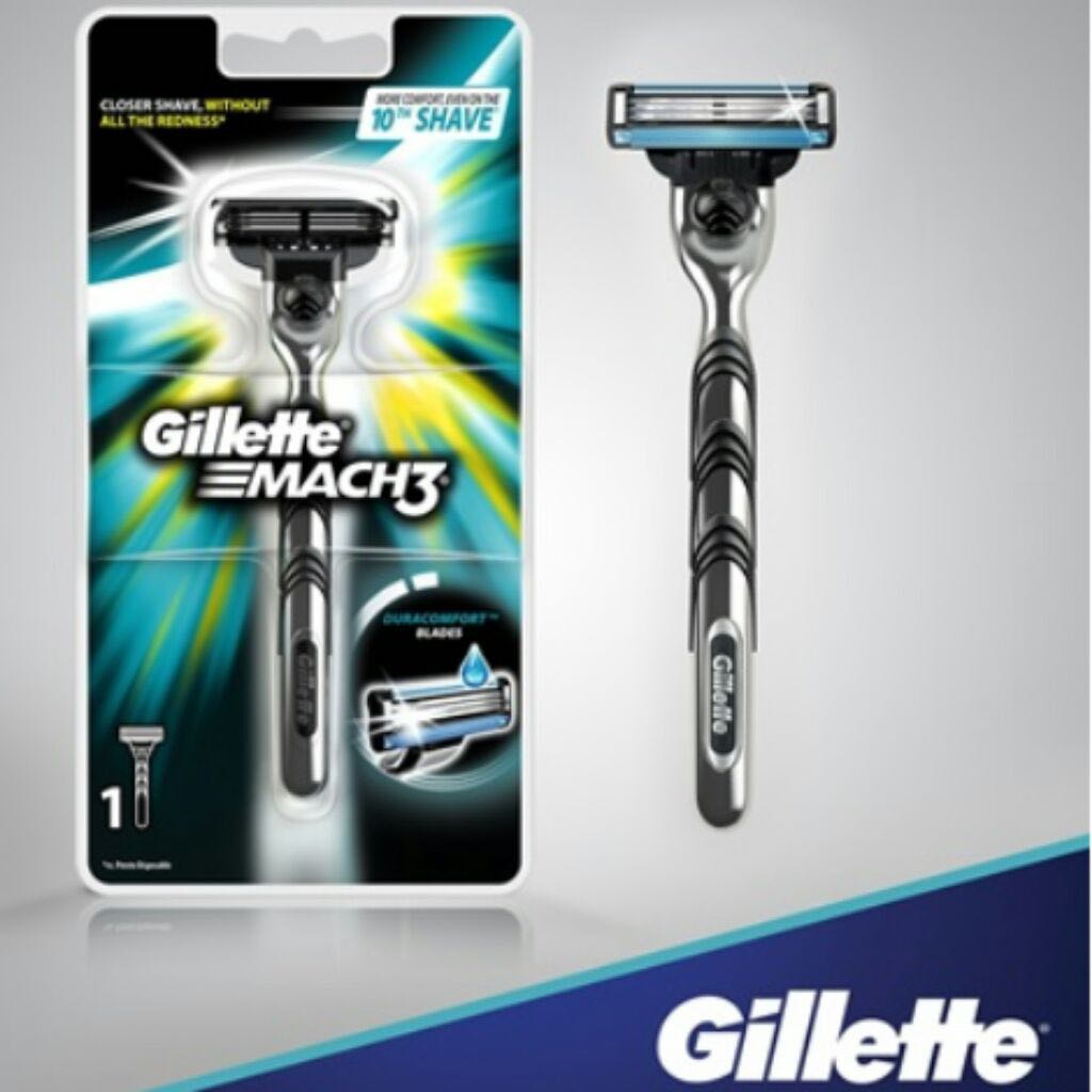Gillette Mach 3 Shaver, Beauty & Personal Care, Men's Grooming on Carousell