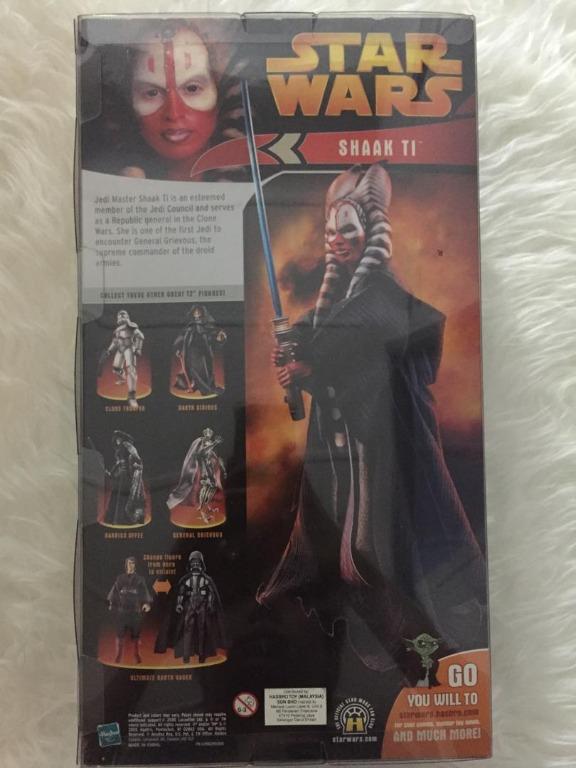 Hasbro 12" Shaak Ti Collector Series STAR WARS Revenge of the Sith 1/6 ...