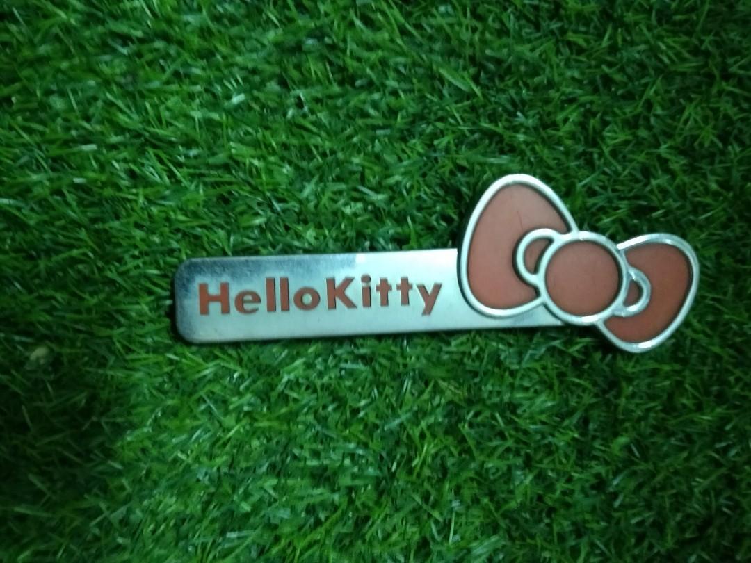 Hello kitty emblem, Auto Accessories on Carousell
