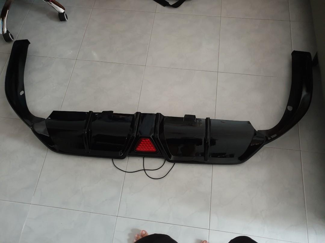 Honda Civic FC rear diffuser n side lip for 1.6na, Car Accessories ...