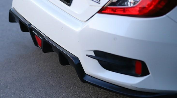 Honda Civic FC rear diffuser n side lip for 1.6na, Car Accessories ...