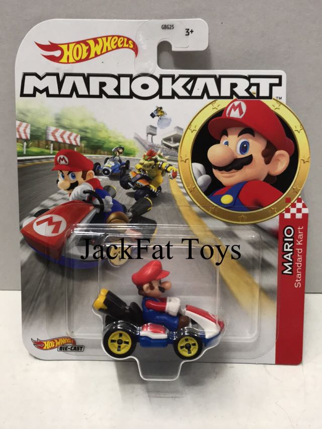 Hotwheels Hot wheels Mario Kart Mario, 興趣及遊戲, 玩具 & 遊戲類 - Carousell