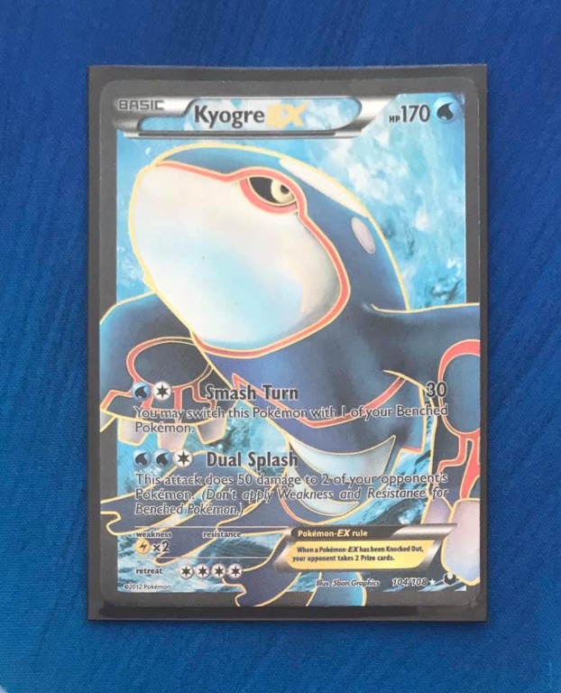 Kyogre EX (Full Art) from Dark Explorers, Hobbies & Toys, Toys & Games ...