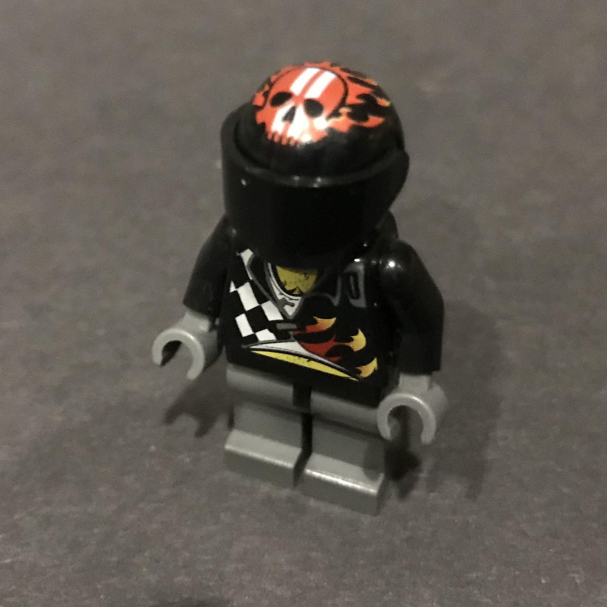 LEGO City Skull Biker Gang Minifigure, Hobbies & Toys, Toys & Games on ...