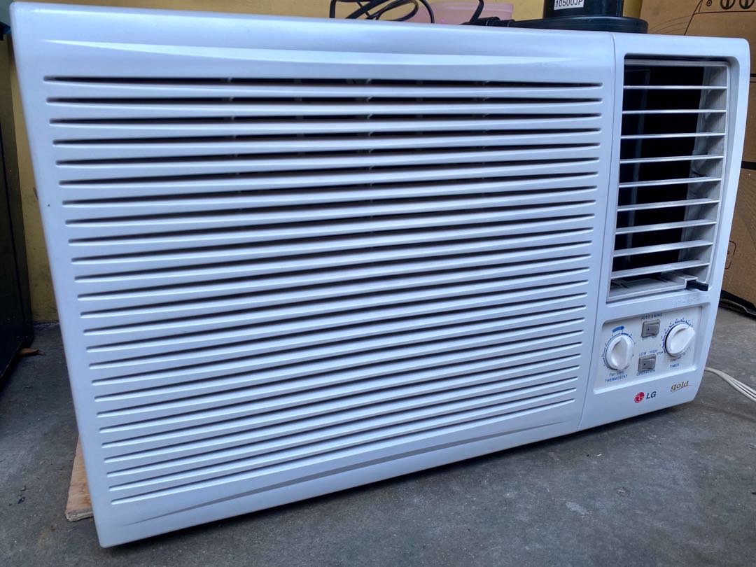 LG 1.5hp Non-Inverter Aircon with FREE Decorative Frame (2nd hand), TV ...