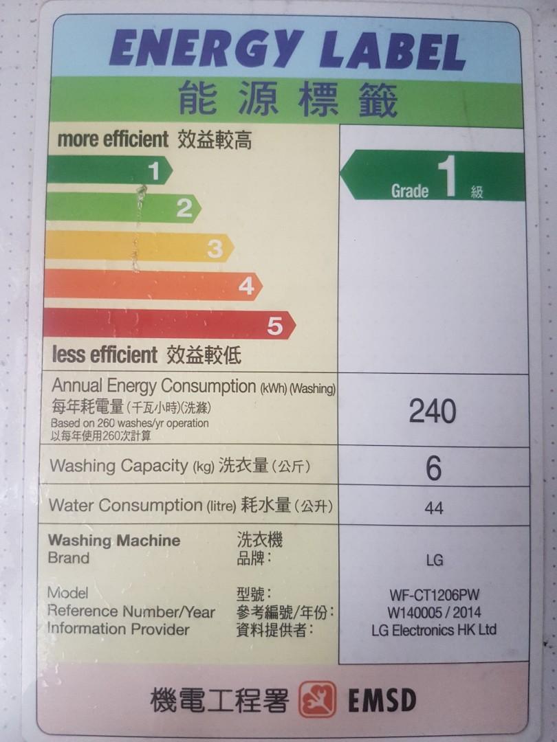 LG washing machine (washer and dryer), 家庭電器, 洗衣機及乾衣機 - Carousell