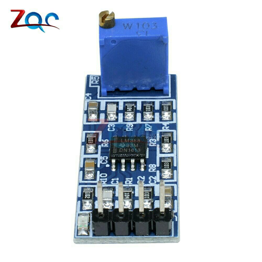 LM358 100 times 100 Gain Signal amplification module operational ...